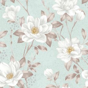 Papel de Parede Floral Delicado TROP39 - decoratons